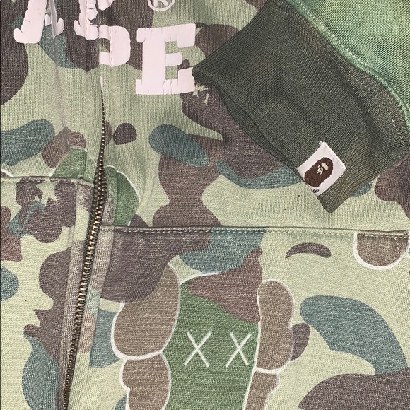 KAWS | Sweaters | Vintage Bape X Kaws Sweater Rare Piece | Poshmark